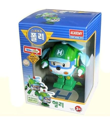 Robocar Poli 4 Amber Robocar Poli Transformer Robot Action Figure 8 ...