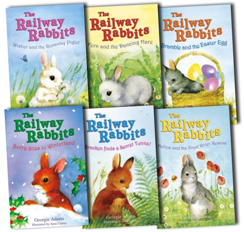 Buy Railway Rabbits Collection Georgie Adams 6 Books Set Pack RRP: £29. ...