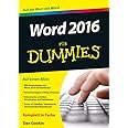 Word 2016 für Dummies : Gookin, Dan, Thomas, Marion: Amazon.de: Bücher