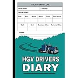 HGV Drivers Diary 2023: HGV Drivers Log Book for Truckers (HARDCOVER ...