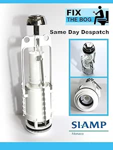 Siamp Storm 33A Toilet Flush Valve Single Flush Chrome: Amazon.co.uk ...