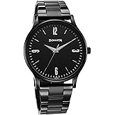 Buy Sonata Quartz Analog Black Dial Stainless Steel Strap Watch for Men ...