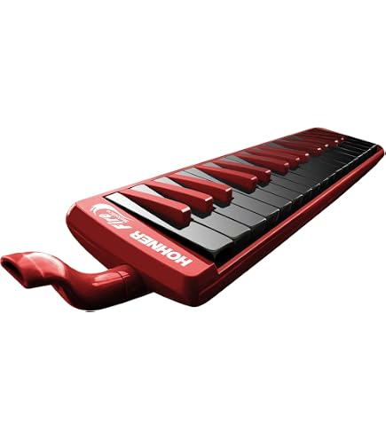 Accordion Hohner Hohner Fire 32 Melodica | Red And Black Keyboard Wind ...