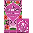Pukka Herbs | Morning Berry Organic Herbal Tea Box | Infused With ...