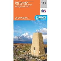 Shetland – Unst, Yell & Fetlar Map | Herma Ness | Ordnance Survey | OS ...