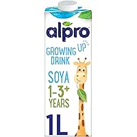 Alpro Soya Growing-Up Plant-Based Long Life Drink, Vegan & Dairy Free, 1L : Amazon.co.uk: Grocery