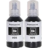 005 Ink Black Refill Ink Bottles for Epson M2140, M1100, M1120, M1140 ...