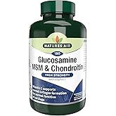 Glucosamine and Chondroitin High Strength with MSM, Boswellia Extract & Vitamin C - Glucosamine ...