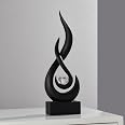 FJSPERM Black Decor Modern Flame Statue Home Decorations for Living ...