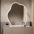 Irregular Cloud Shaped Bathroom Mirror With LED Light, Frameless Wall ...