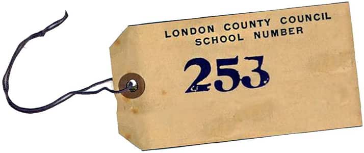 WW2 Replica Evacuation Evacuee Tag: Amazon.co.uk: Office Products