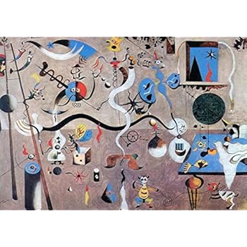 Reproduction d'art 'Le poisson chantant', de Joan Miró, Taille: 24 x 30 ...