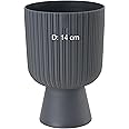 Blumentopf aus Kunststoff Pflanzkübel Blumenkübel Kelch mit Rillen 3D ...