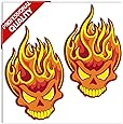 Wandkings.de Racing Aufkleber Fire Flames Feuer Flammen Sticker Set ...