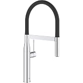 Grohe Miscelatore Monocomando per Lavello, Grigio (Cromo) 31491000 ...
