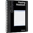 Oxford Meeting Notebook, Undated, Customizable Work Notes, Spiral Bound ...
