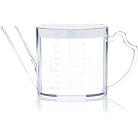 KitchenCraft Gravy Fat Separator Jug, Plastic,Transparent/White,500 ml ...