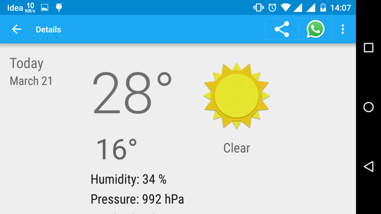 The Weather App: Amazon.co.uk: Appstore for Android
