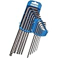 Draper 10 Piece Hexagon and Ball End Allen Key Set | Metric/Imperial Combined Extra Long Pattern ...