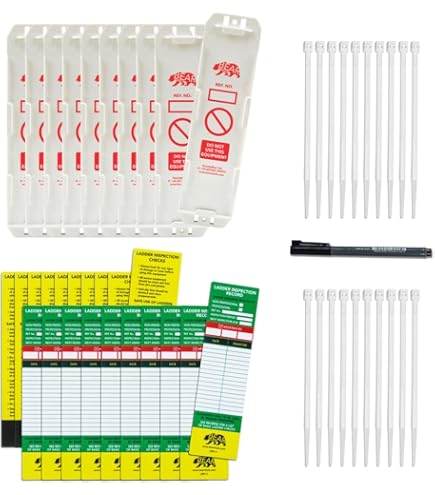Construction Site Safety Indicators 10-Pack Scaffold Inspection Tags ...