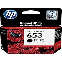 HP 653 Black Original Ink Advantage Cartridge : Amazon.ae: Computers