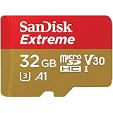 SanDisk Ultra 32 GB microSDHC Memory Card + SD Adapter with A1 App Performance Up to 98 MB/s ...