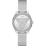 Guess Damen Analog Quarz Uhr mit Edelstahl Armband W0933L1 : Guess ...