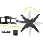 WHYFONE Extra Long Reach TV Wall Bracket, Full Motion TV Wall Mount ...