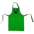 Minecraft Green Creeper Youth Kitchen Cooking Apron : Amazon.co.uk ...