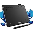 Drawing Tablet, Portable Graphics Tablet with Battery-Free Stylus and ...