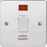 MK K5423WHI 20 amp Double-Pole Switch with Neon: Buy Online at Best ...