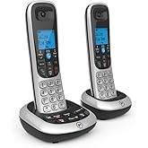 BT 3570 Cordless Landline House Phone with Nuisance Call Blocker, Digital Answer Machine, Twin ...