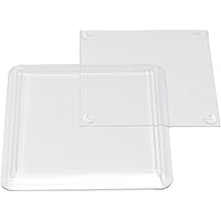 Ten Acrylic Clear Square Plastic Coasters (extra depth for craft ...