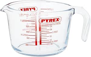Pyrex Glass Measuring Jug, 1L, Transparent : Amazon.co.uk: Home & Kitchen