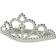 Amscan Tiara Argento con Pettine capelli 6 pezzi : Amazon.it: Moda
