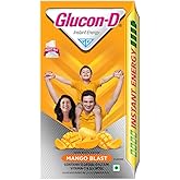 Glucon-D Tangy Orange Glucose Powder with Free Sipper(1Kg, Refill)|for ...