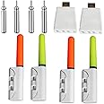 4/10pcs LED Rechargeable Fishing Rod Tip Light Set, Glow Stick bite ...