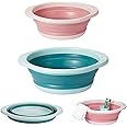 2 Pcs Collapsible Washing Up Bowl, 2 Size Collapsible Bowl, Foldable ...