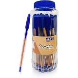 Cello Mayfair Ball Point Pen | Jar of 25 Units | Blue Ball Pens | Ball ...