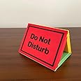 Ultimate Focuss Master Desk Sign | 3-Sided Do Not Disturb Desktop ...