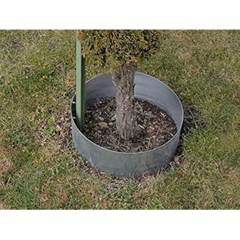 Metal Lawn Edging Tree Ring Diameter 37 cm x 12 cm Pack of 3: Amazon.co ...