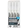4PC LIQUID CHALK WINDOW MARKERS - PENS GLASS CHALK BOARDS MENU DISPLAY ...