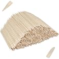 400 Pcs Bâtons à Ongles en Bois Orange Double Face Bâtonnets à ...