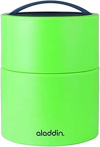 Aladdin Bento Lunch Set Insulated Food Containers - Green, 0.9 L Total ...