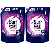 Surf Excel Matic Front Load Liquid Detergent 3 L Refill, Designed for ...