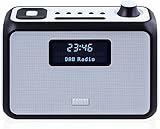 KitSound Air Audio DAB/FM/Bluetooth Radio Alarm Clock Speaker with ...