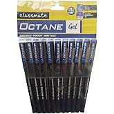 Classmate Octane Gel Pen (Blue & Black)- Pack Of 25 + 10 Gel Refills ...