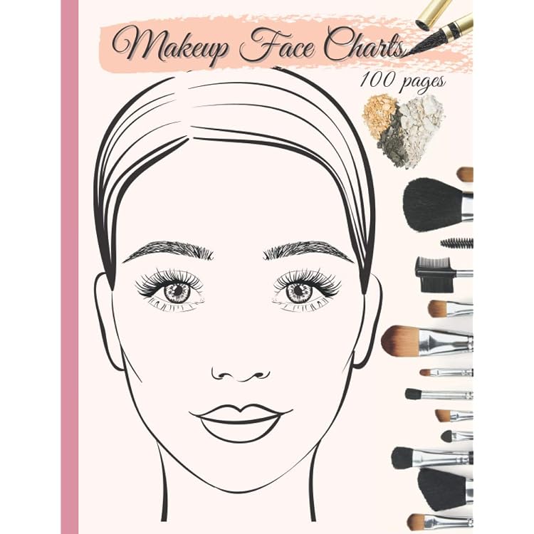 For Makeup Artist Face Charts Makeup Face Charts Paper Practice Face