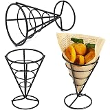 Wifehelper Plating French Fries Stand Buffet Cone Snacks Display Stand ...