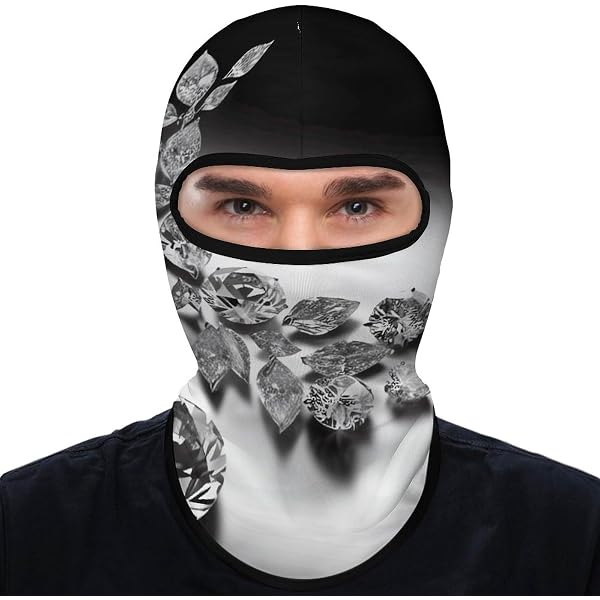 Ghost Masks Skull Skeleton Face Mask & Neck Warmer - Biker Bandana ...